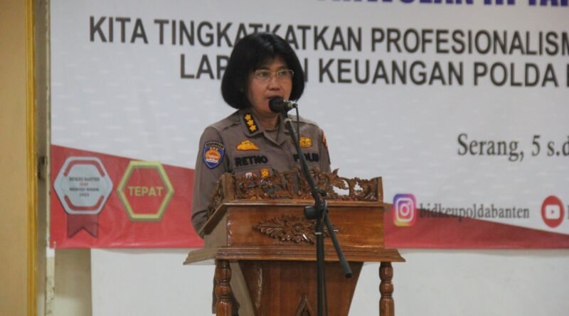 Polda Banten Gelar Penyusunan Dan Penyajian Keuangan Laporan Triwulan